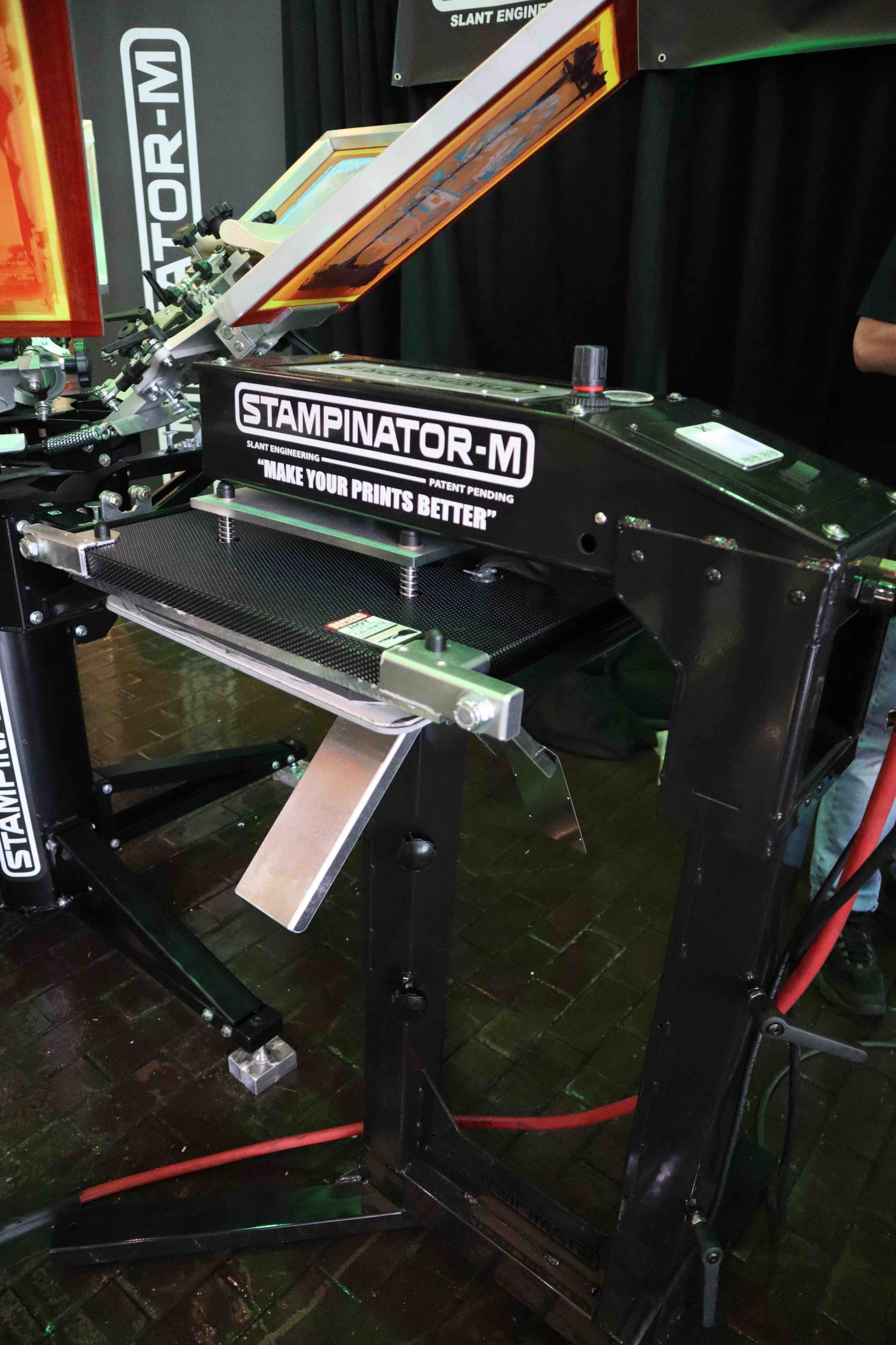 Stampinator 480, IN-LINE Heat Press Screen Printing Equipment