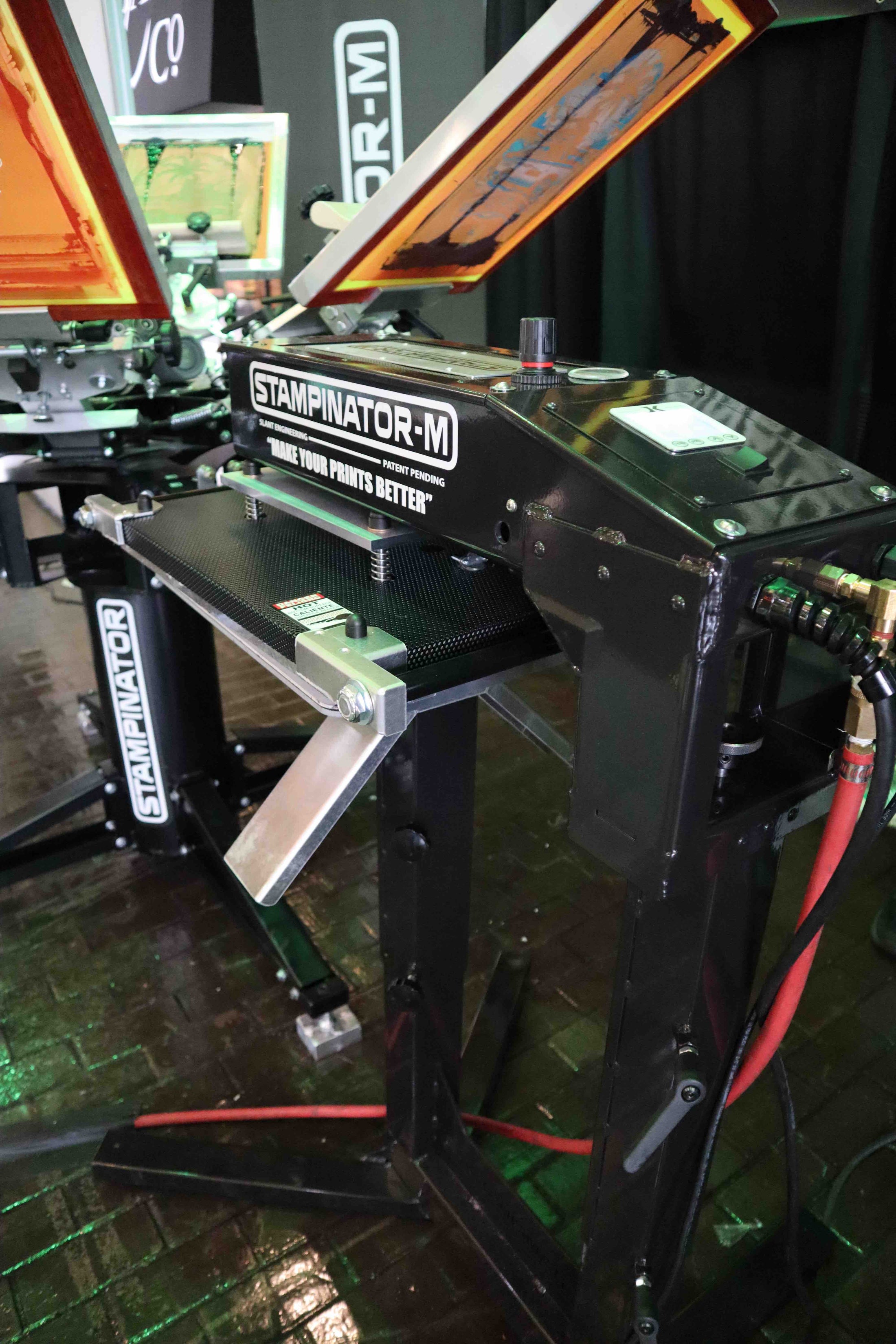 Stampinator 480, IN-LINE Heat Press Screen Printing Equipment