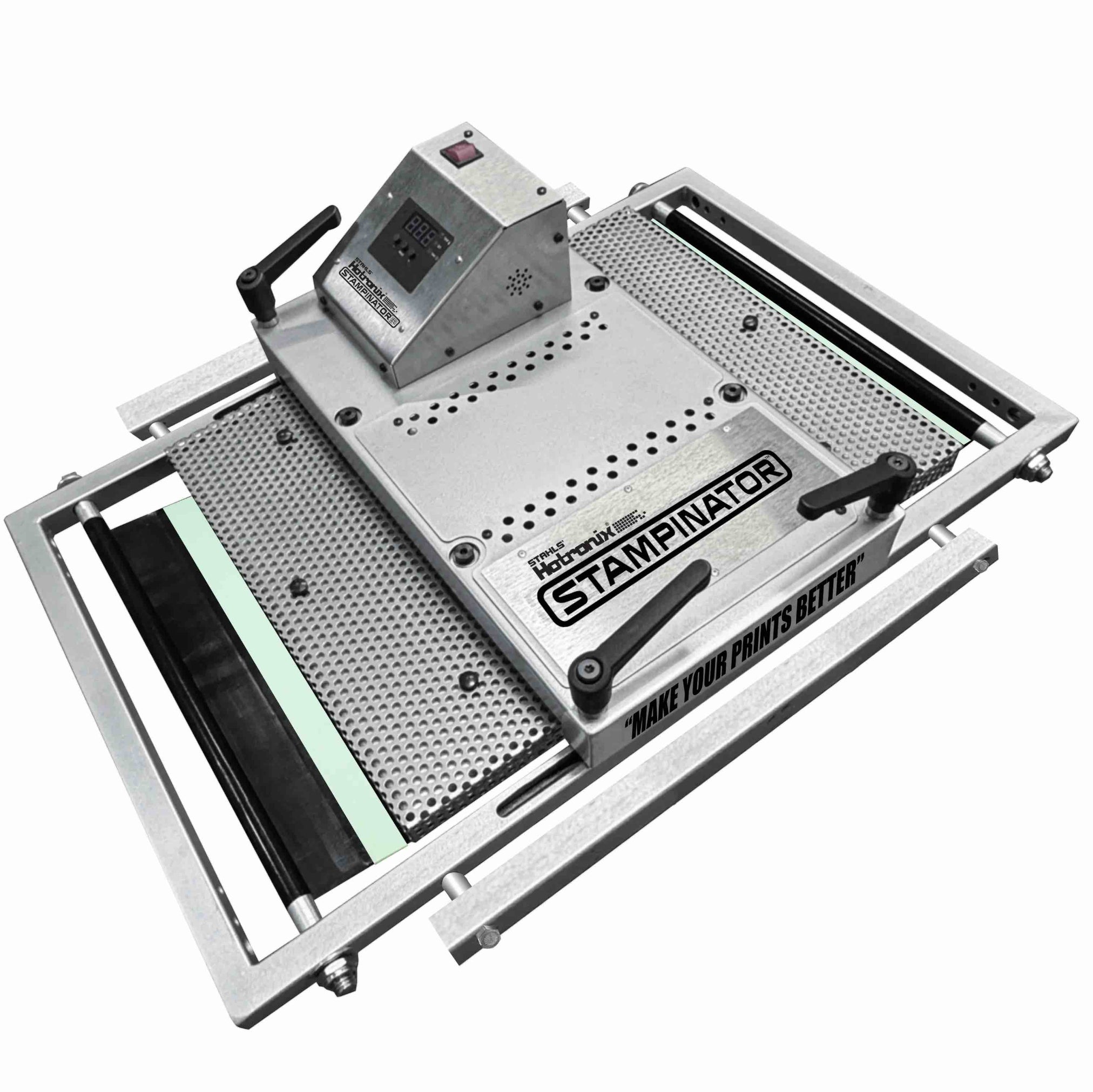 Stampinator 480, IN-LINE Heat Press Screen Printing Equipment